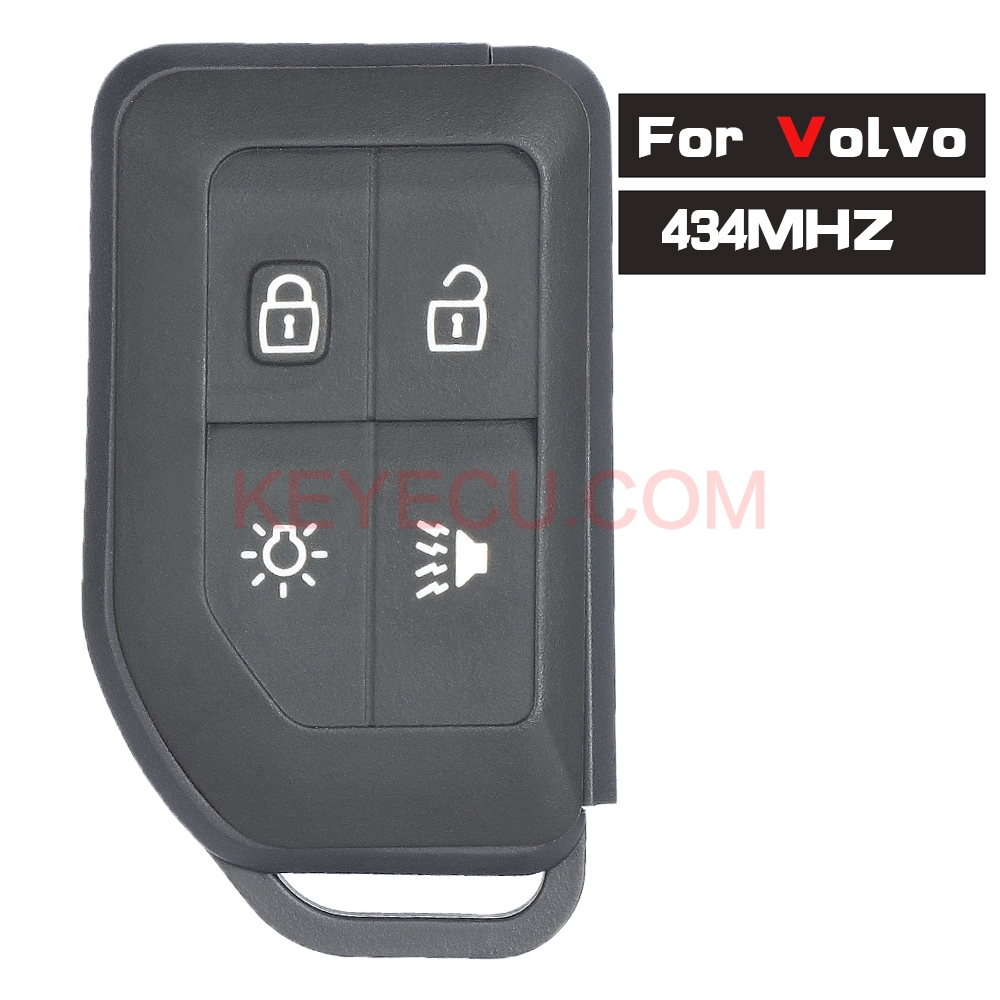 Smart Remtoe Key Fob FSK 434MHz 4 Buttons for Volvo FM FH16 Truck,For Volvo